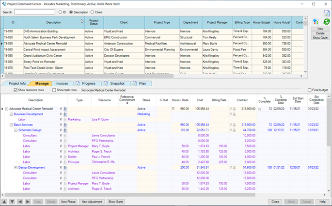 Using the Project Command Center to Empower Project Managers | Deltek