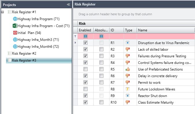 Acumen Schedule Diagnostics and Risk Analysis Enhancements