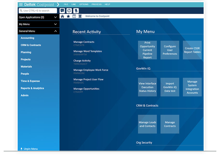 ERP for Government Contractors | Deltek Costpoint