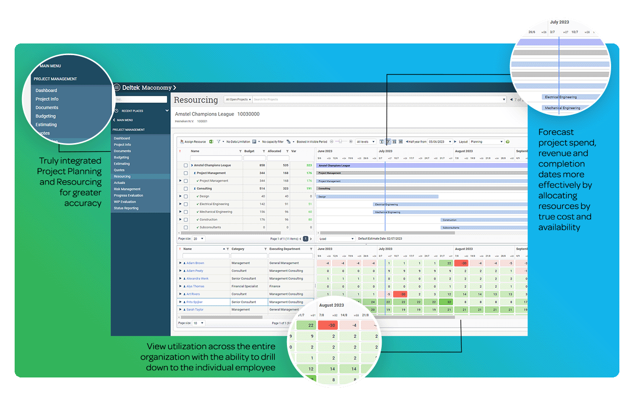 Resource Management Software | Deltek Maconomy