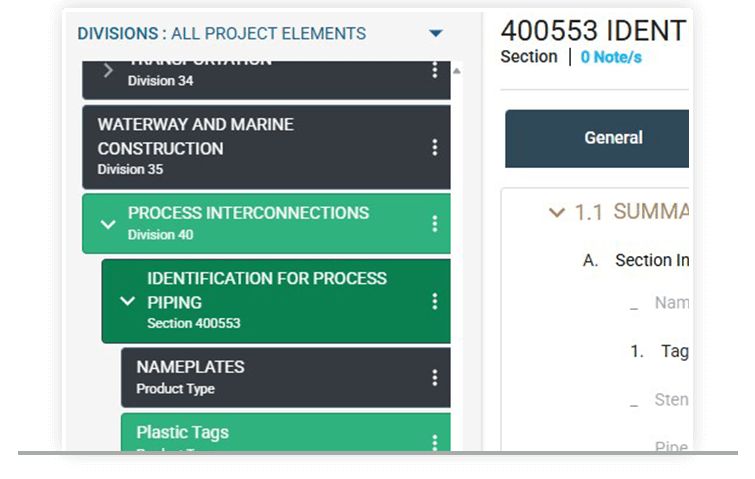 Infrastructure Spec Software | Deltek SpecText for Specpoint