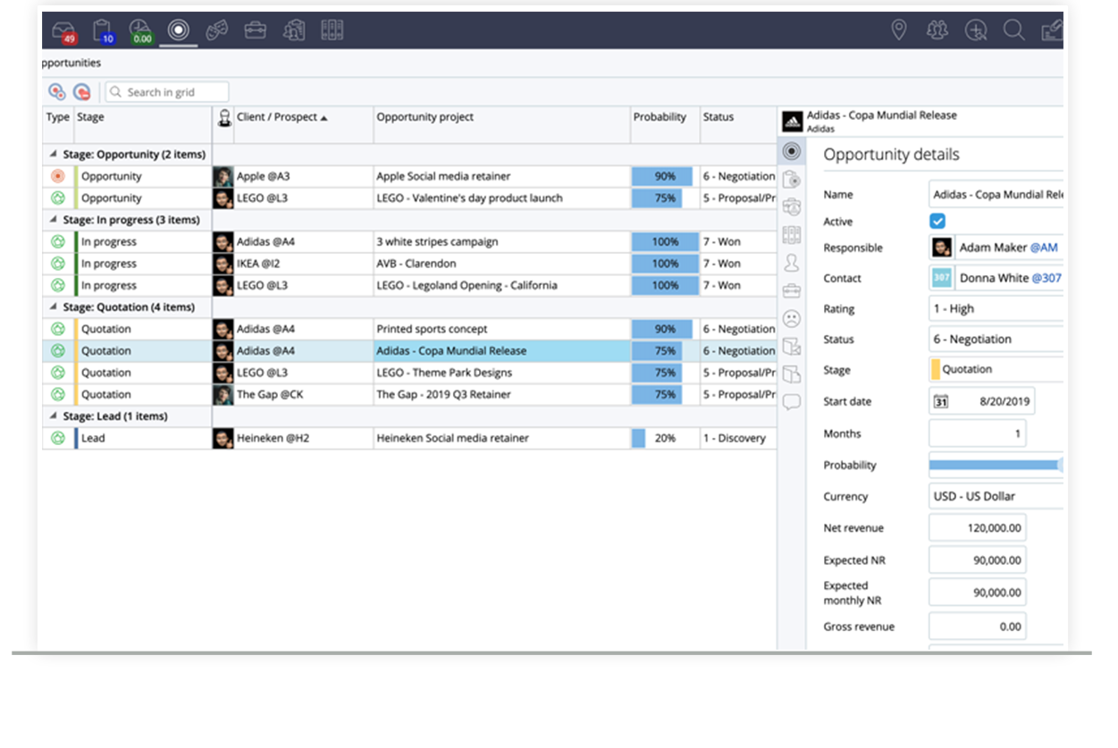 Agency Pipeline Management | WorkBook CRM | Deltek