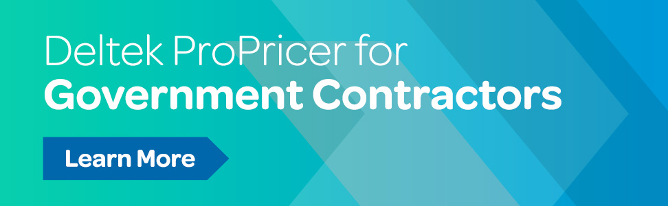 Government Pricing & Proposal Software | Deltek ProPricer